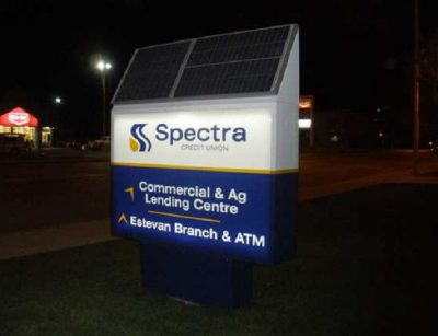 Outdoor Signage: Custom Solar Signs - IDS Signage Company