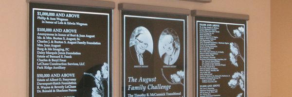 Donor Signs: Donor Recognition Signs - IDS Signage Company