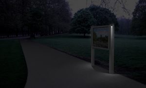 Illuminated Vitrum Display Cases: Solar Display Case
