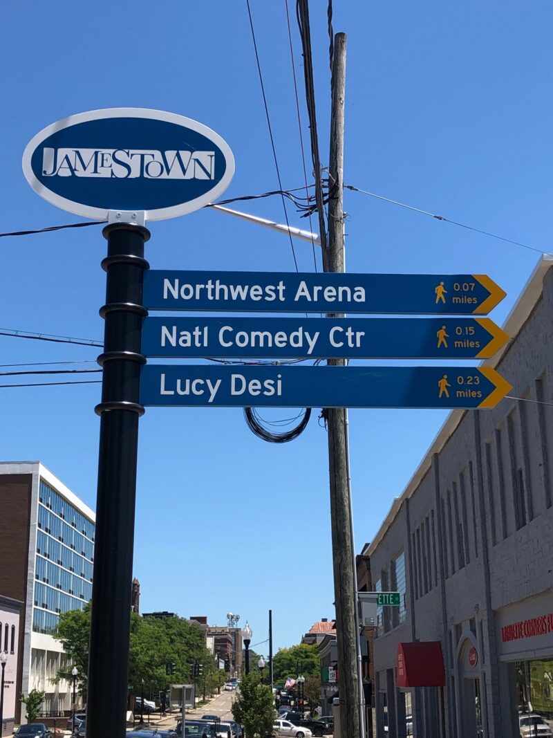 Urban Wayfinding: City of Jamestown, NY - ID Signsystems