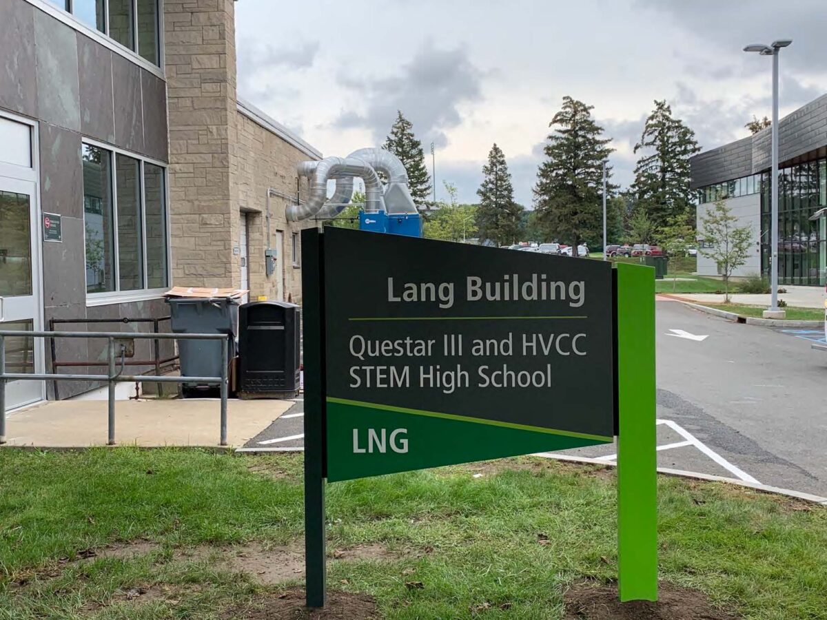 Hudson Valley Community College Gateway and Building Signage