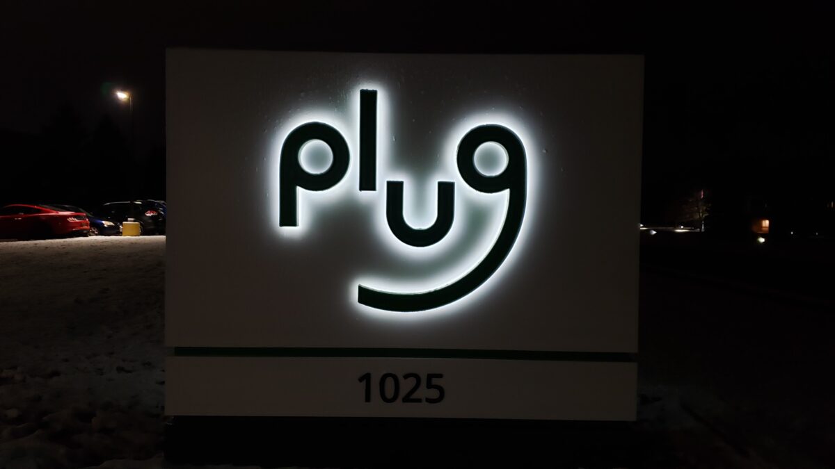 Plug Power Illuminated Corporate Signs