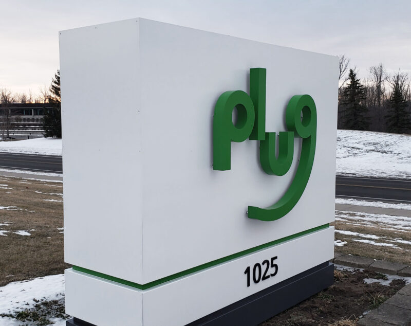 Plug Power Illuminated Corporate Signs